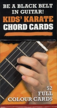 50 Guitar Flash Cards: Kids' Karate Chord Cards | Notlagret